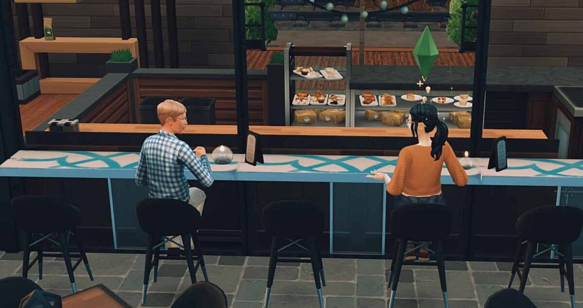 Save your Sims 4 Cafe builds with this custom content floating counter ...